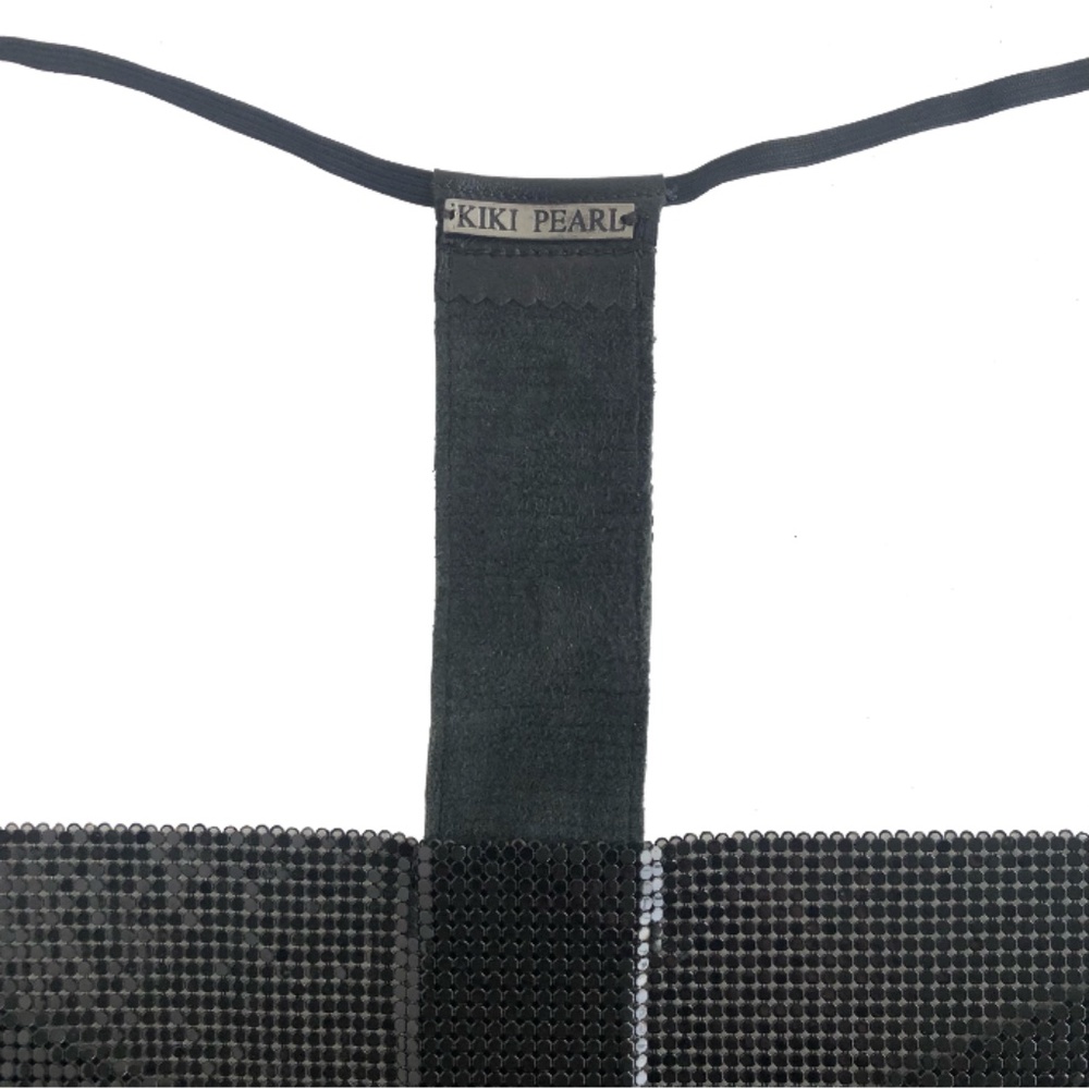 Kiki Pearl Vintage Metal Mesh Chainmail Top - Gem